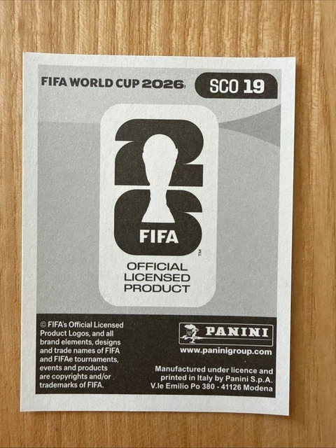 PANINI FIFA WORLD Cup 2026 Sticker Che Adams Scotland SCO19 1 17 panini-fifa-world-cup-2026-sticker-che-adams-scotland-sco19-1-17