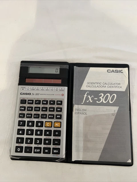 CALCULATRICE SCIENTIFIQUE CASIO Fx-300 Avec Livret D'instructions ...