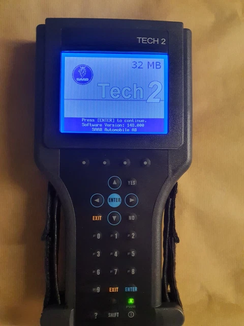 SAAB GM TECH2 Vehicle Scanner With Candi Module Cables Adapters RS232 ...