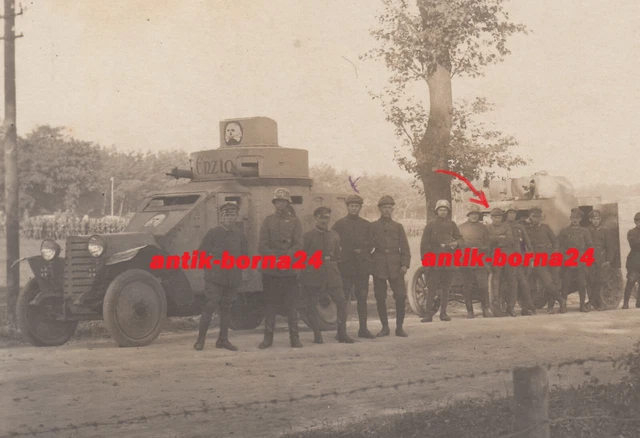 FOTO SOLDAT FELDGRAU Freikorps Totenkopf Ehrhardt SPW Panzerspähwagen ...