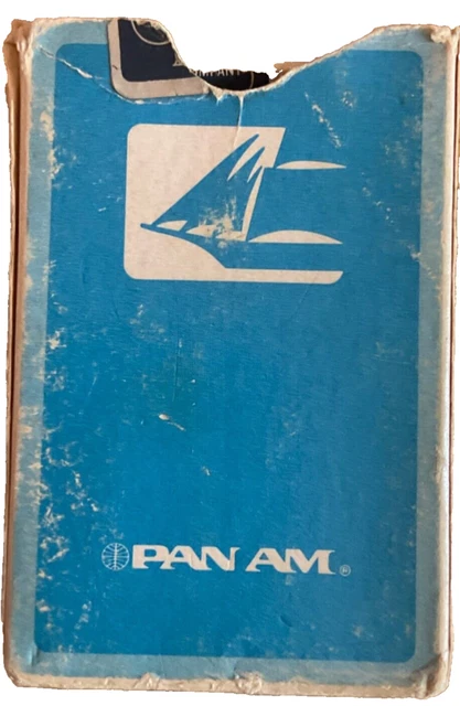 VINTAGE PAN AM Airlines Playing Cards Full Deck No Jokers EUR 9,17 ...