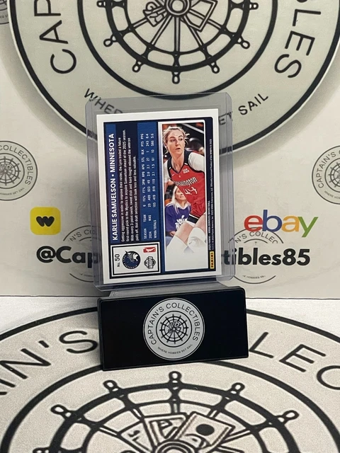 2025 PANINI DONRUSS WNBA Karlie Samuelson Green Laser #50 £1.60 ...
