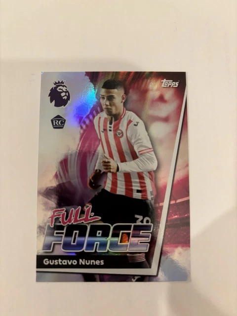TOPPS PREMIER LEAGUE 2026 - Gustavo Nunes Full Force Brentford £1.37 ...