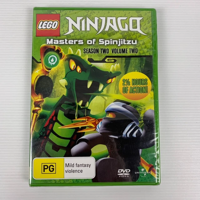 LEGO NINJAGO - Masters of Spinjitzu : Series 2 : Vol 2 (DVD, 2011) R4 ...
