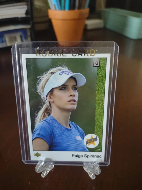 PAIGE SPIRANAC GOLF IG MODEL SEXIEST ATHLETE ROOKIE custom 2/50 trading ...