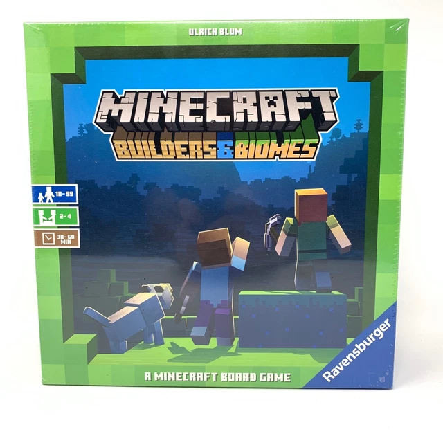RAVENSBURGER MINECRAFT: BUILDERS & Biomes Strategy Board Game NEW ...