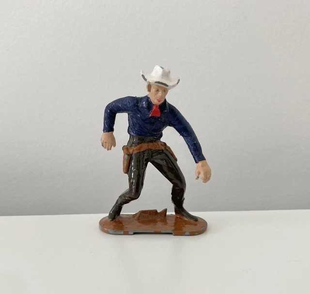 VINTAGE LONE STAR Cowboy Bat Masterson Toy Soldier Metal Figure 1970s ...