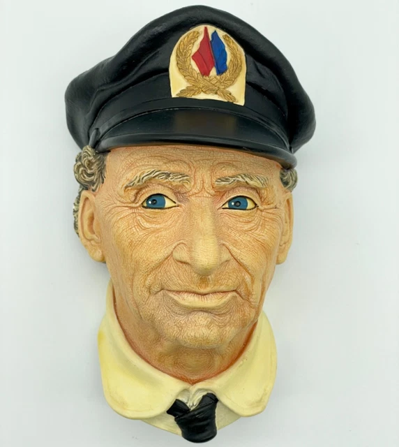 BOSSONS CHALKWARE HEAD Sea Captain (1972) Congleton England $24.89 ...