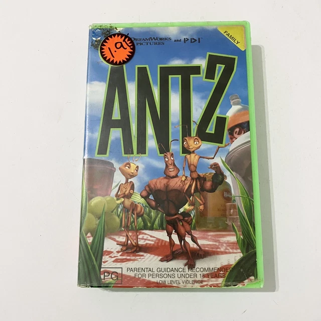 ANTZ (VHS, 1999) Dreamworks Kids Movie Rare Big Box VHS Video Ex Rental Family £14.51 - PicClick UK