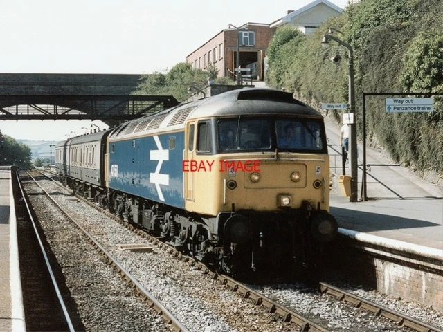 PHOTO CLASS 47 Loco No 47551 + 84371/84619 At Liskeard 1988 £1.85 ...