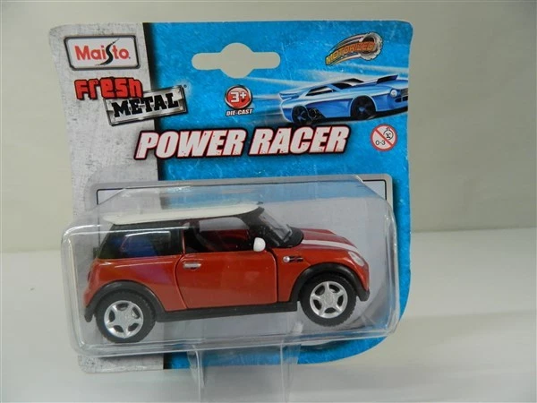 MODELLINO MACCHINA MAISTO POWER RACER Fresh Metal MINI COOPER S by BMW ...