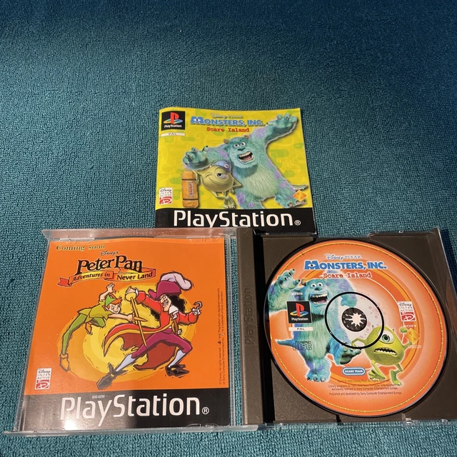 DISNEY PIXAR MONSTERS Inc Scare Island - PS1 Playstation One Game PAL ...