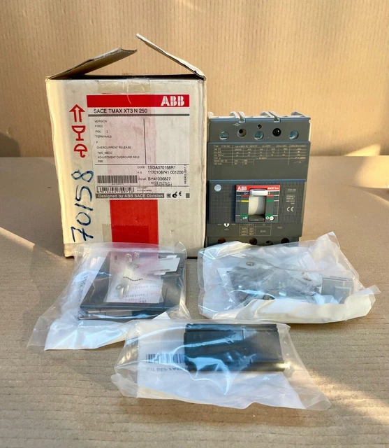 ABB SACE TMAX XT3N 250 Disjoncteur 3 Pole 80 Amp 1SDA070158R1 #NEW EUR 285,22 - PicClick FR