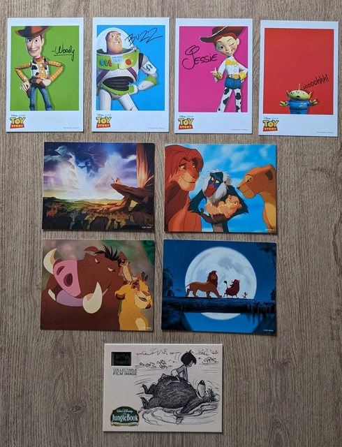 THE LION KING & Toy Story Art Cards & Jungle Book 40th Anniversary film ...