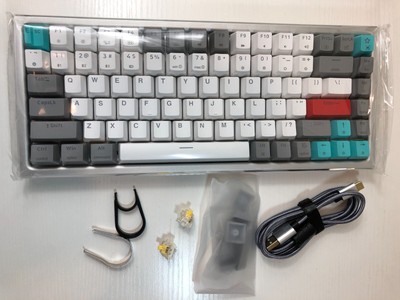 EPOMAKER GK84S COMPACT RGB Wireless 75% Mechanical Keyboard Yellow ...