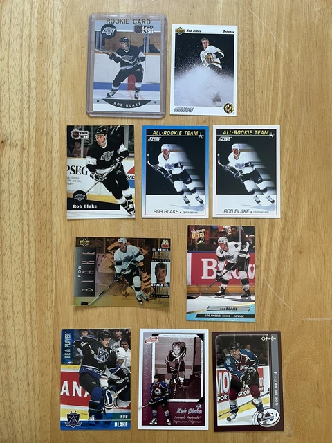 ROB BLAKE CARDS FREE SHIPPING! RC LA Kings Colorado Avalanche 10 hockey ...