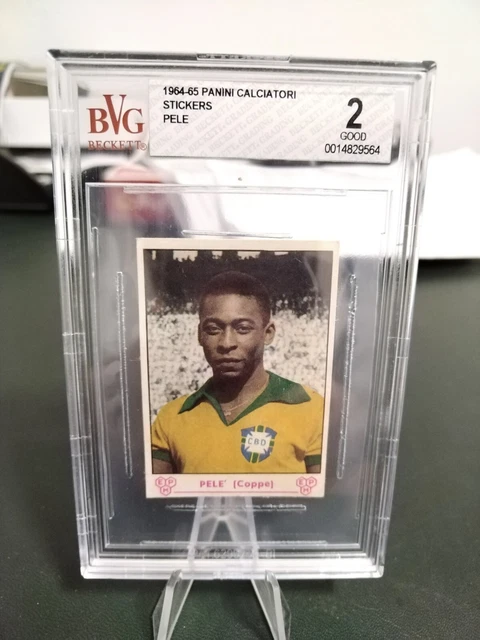 PELE' BRAZIL 1964 rare figurina sticker card soccer Calciatori Panini ...