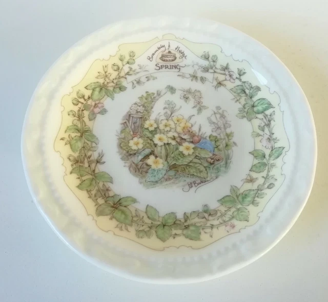 ROYAL DOULTON BRAMBLY Hedge Spring Pin Dish / Coaster £20.00 - PicClick UK