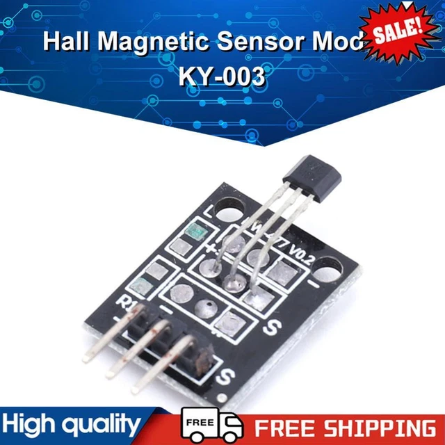 Hall Magnetic Sensor Module Hall Effect Sensor Module Works With Arduino Boards £299 Picclick Uk