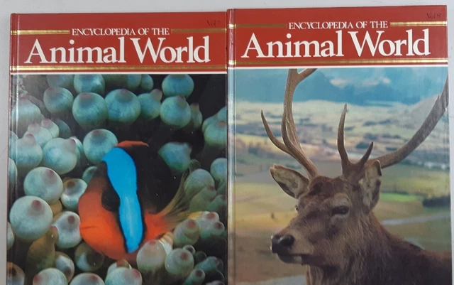 ENCYCLOPEDIA OF THE Animal World Volumes 7 & 8 Hardcover Books 1977 Bay ...