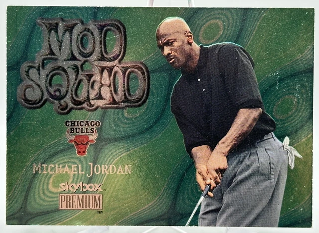 INSERT MICHAEL JORDAN Chicago Bulls 1998-99 Skybox Premium Mod Squad ...