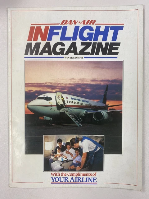 DAN AIR CHARTER Airline In-Flight Magazine 1985 Package Holidays £39.49 ...