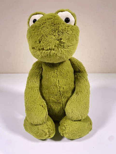 JELLYCAT BASHFUL FROG Medium Soft Toy - Used - VGC - Retired - Rare £ ...