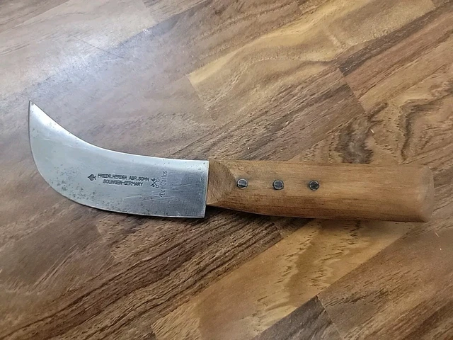 F. HERDER DON Carlos Fixed Blade Skinner Knife SOHN Solingen GERMANY # ...