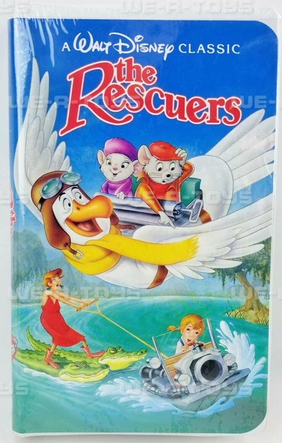 THE RESCUERS MOVIE VHS Tape Walt Disney Classic Home Video Black ...