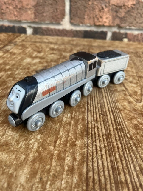 THOMAS TANK ENGINE & Friends Wooden Train - SILVER SPENCER - LEARNING ...