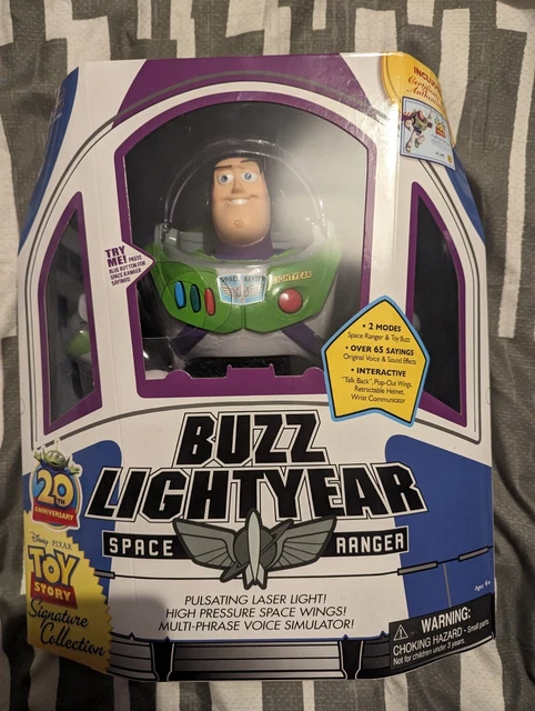 DISNEY PIXAR TOY Story Buzz Lightyear Signature Collection 20th ...
