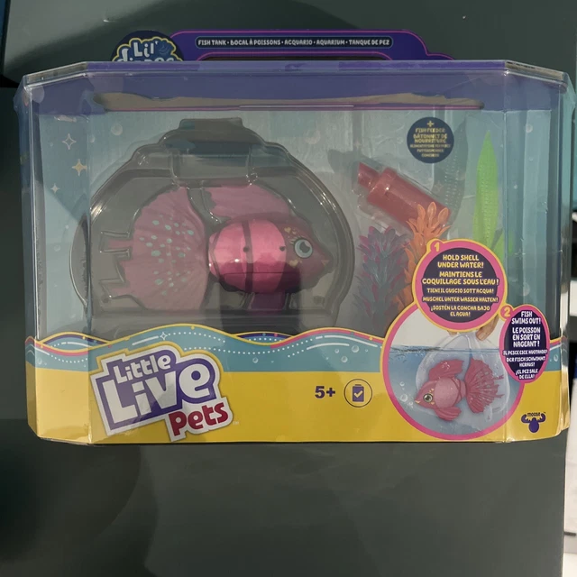 LITTLE LIVE PETS Lil' Dippers S3 neon playset, toy fish and fishtank, £ ...