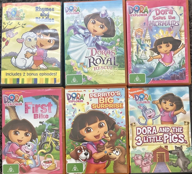 DORA THE EXPLORER DVD Bundle x 6 ~ Nick Jr. Nickelodeon ~ Region 4 £15. ...