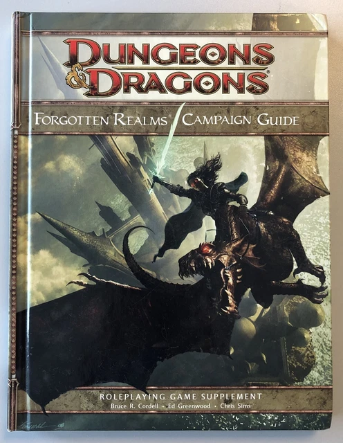 DUNGEONS & DRAGONS Supplement: Forgotten Realms Campaign Guide (Hardcover, 2008) £20.12 ...