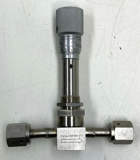 NUPRO SS-4BMW-TW METERING Bellows Sealed Valve Swagelok Industrial £122 ...