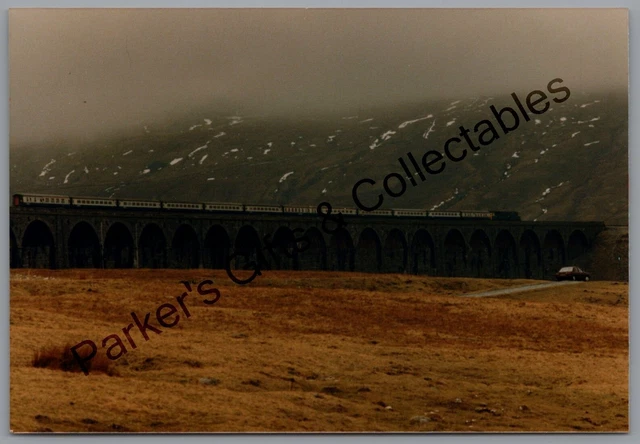 RAILWAY PHOTOGRAPH OF Diesel Electric Locomotive 47446 Ribblehead ...