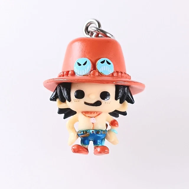 PORTGAS D. ACE One Piece × Panson Works Charm Mascotte dal Giappone F/S ...