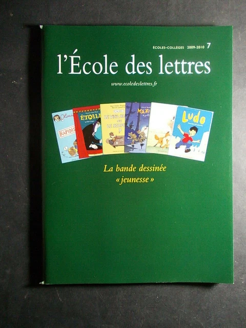 L'ECOLE DES LETTRES 7 2010 La bande dessinée jeunesse Davodeau école ...