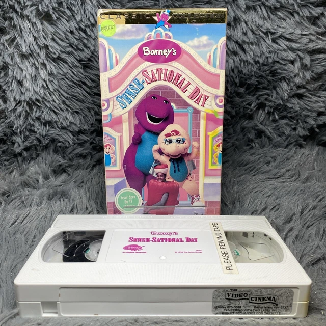 BARNEY & FRIENDS Sense-Sational Day VHS 1996 Video Tape PBS Classic ...