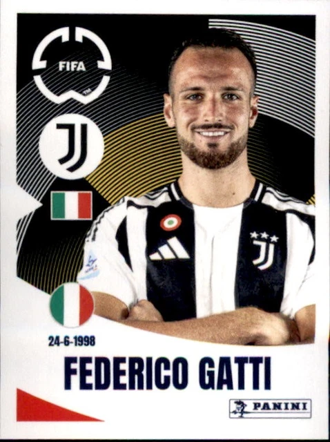 PANINI FIFA CLUB World Cup 2025 Sticker 465 Federico Gatti Juventus ...