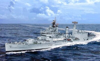 10 PHOTOS OF Royal Navy Cruiser Hms Tiger (C20) And Her Travels Around ...