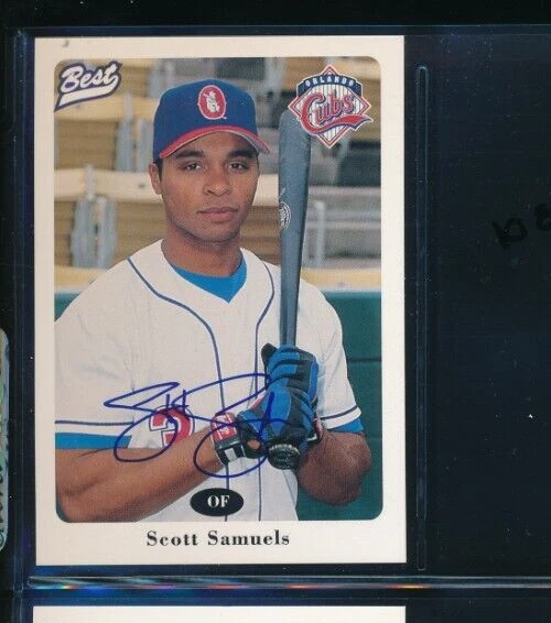 1996 MEILLEUR AUTOGRAPHE signé #24 Scott Samuels Orlando Cubs (BD66 ...
