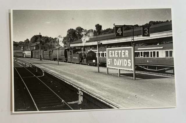 RAILWAY LOCOMOTIVE PHOTOGRAPH - Exeter St Davids Station - F770 £3.50 ...