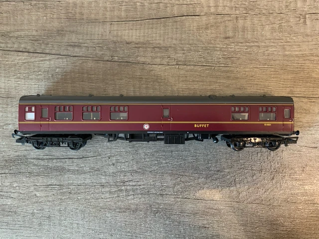 R4117A HORNBY OO Gauge BR MK1 Buffet Coach S1850 Green (SR) (Pre-Owned ...