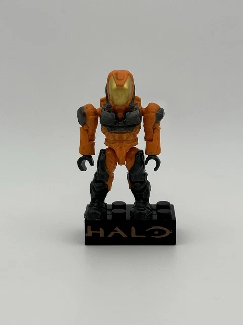 MEGA BLOKS HALO USNC Spartan Eva Orange Minifigure Delta Series 13 ...