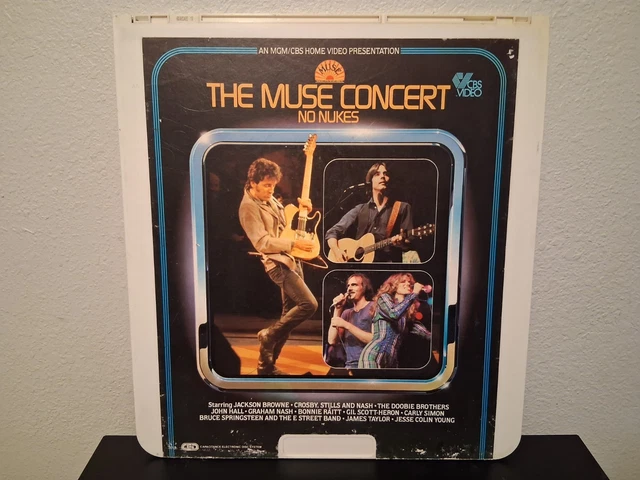 1980-81 THE MUSE CONCERT “No Nukes” CBS HOME VIDEO*CED Version w ...