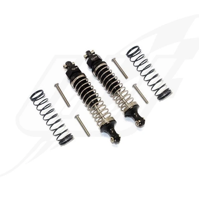 FR- GPM ALLOY Front/Rear Adjustable Spring Dampers -8Pc Set Black Trx4 ...