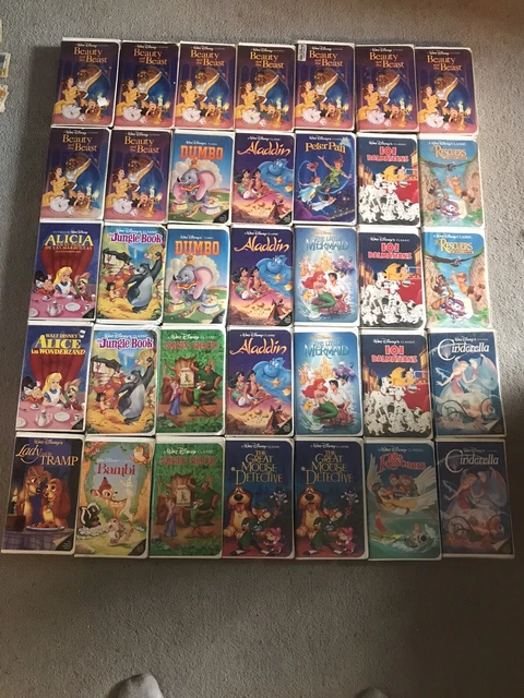 DISNEY VHS LOT (35) Disney Black Diamond/Masterpiece, VHS Tapes £31.25 ...