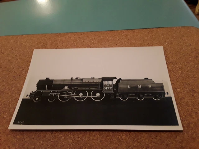 POSTCARD LMS LONDON Midland And Scottish Railway Locomotive No. 6170 ...