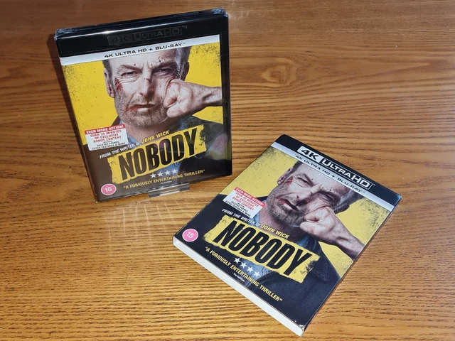 NOBODY NEW 4K Ultra HD Blu-ray UK region b free abc (2021, rare OOP ...